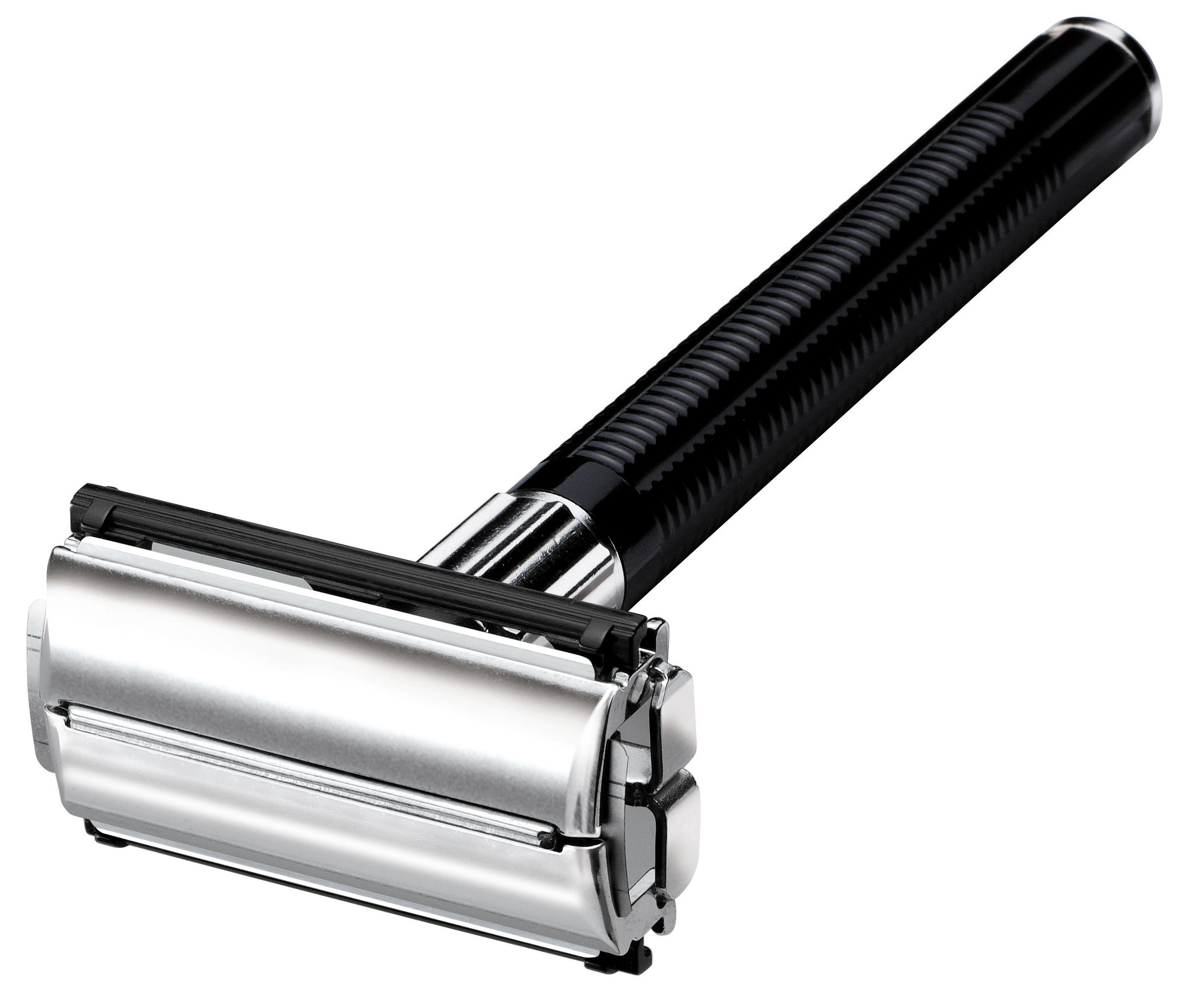 RASOIR FEATHER DOUBLE EDGE MANCHE NOIR - Delorme
